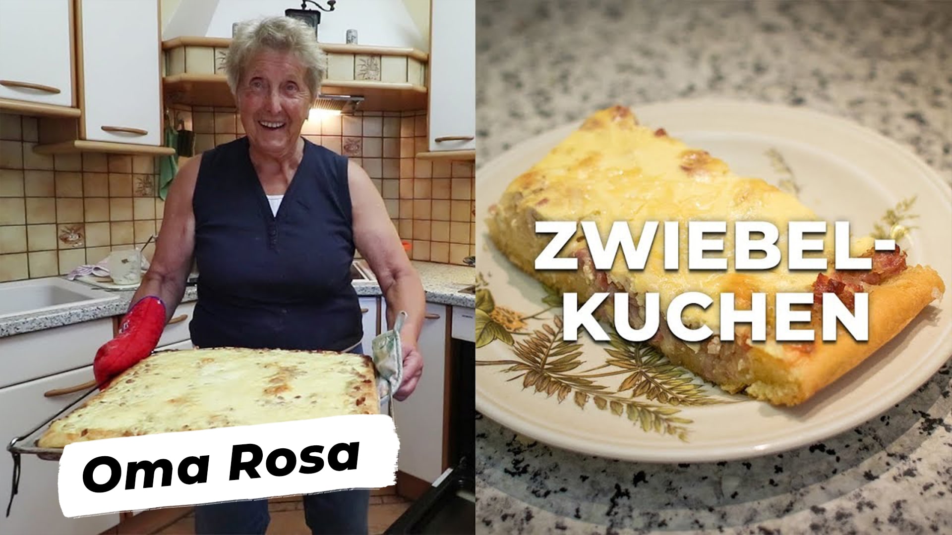 Zwiebelkuchen von Oma Rosa - Rezept Video - Cooking Grannies - Cooking ...